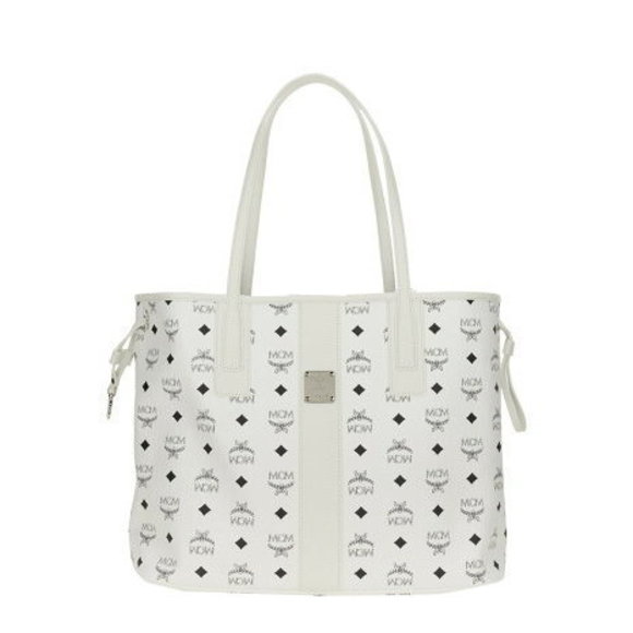 MCM | Bags | Mcm Bag White Business Bags El | Poshmark